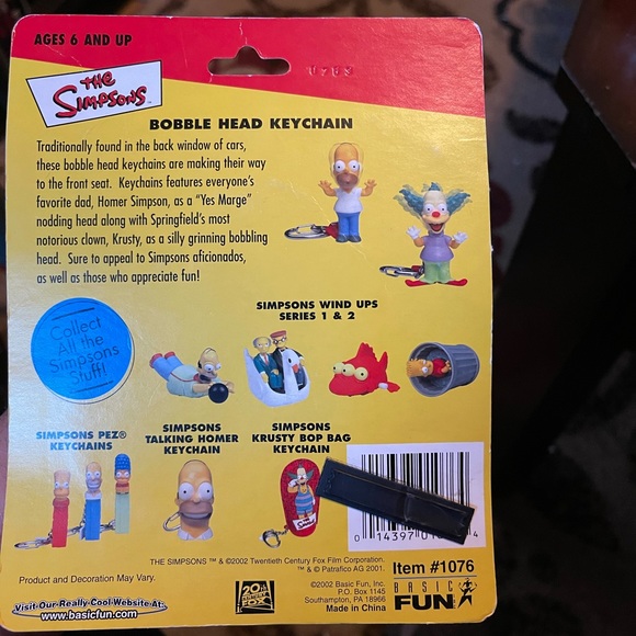 Simpsons | Toys | 202 Homer Simpson Bobblehead Keychain New | Poshmark